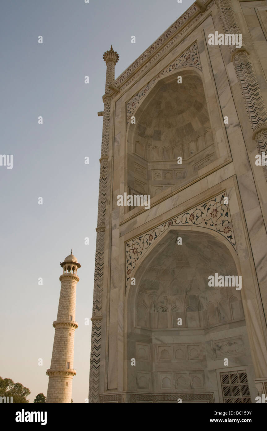 Taj Mahal,Agra.Uttar Pradesh, India.Detailed Stone and Marble Inlay ...