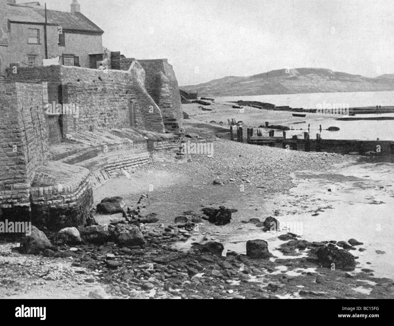 Lyme Regis, Dorset, 1924-1926.Artist: Herbert Felton Stock Photo - Alamy