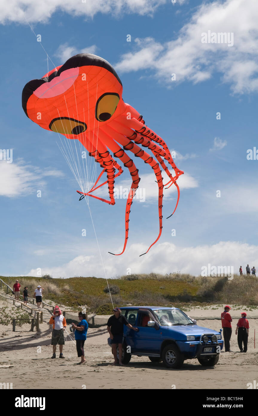 Giant octopus kite Stock Photo - Alamy