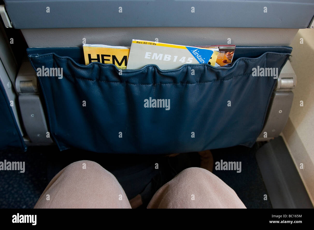 Airplane leg room hi-res stock photography and images - Alamy