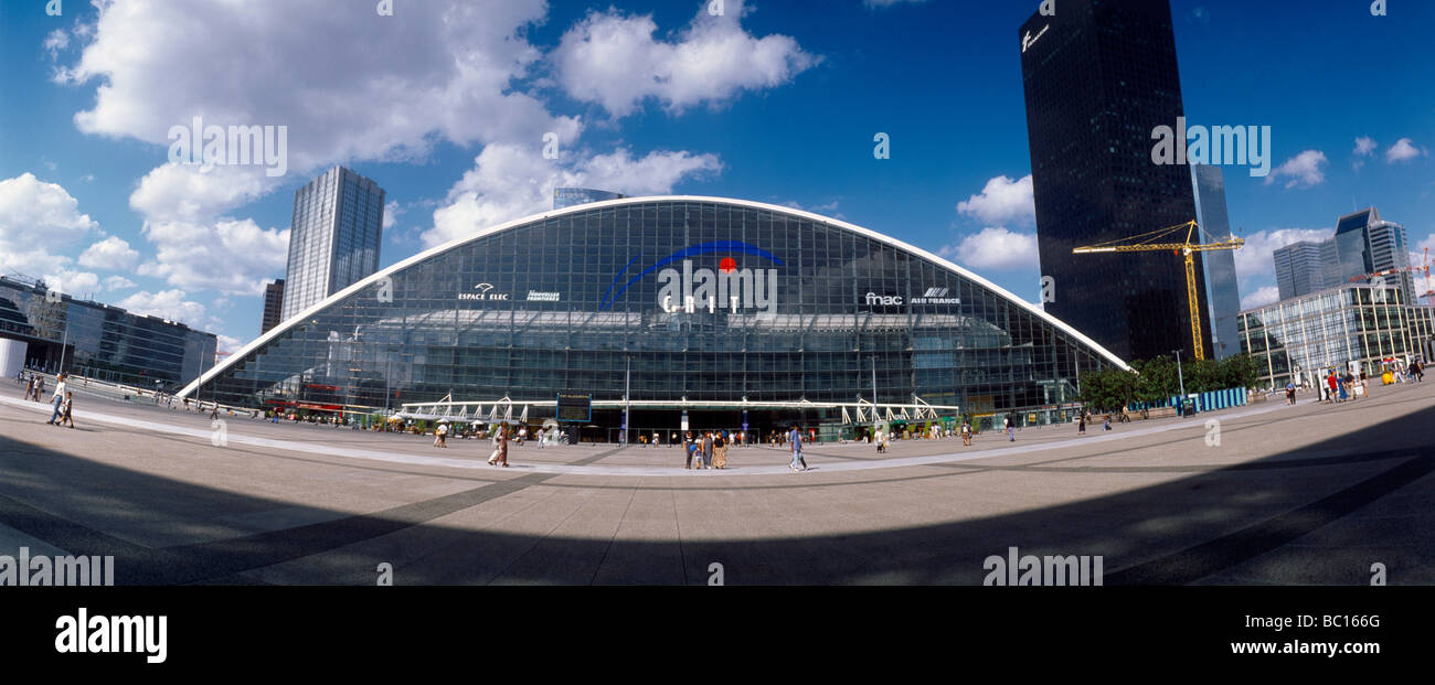 Paris France La Defense Commercial Buildings Trade Centre Stock Photo ...