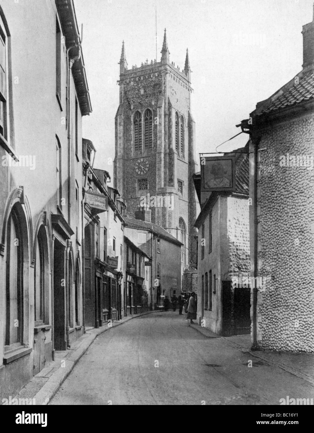 Cromer high street Black and White Stock Photos & Images - Alamy