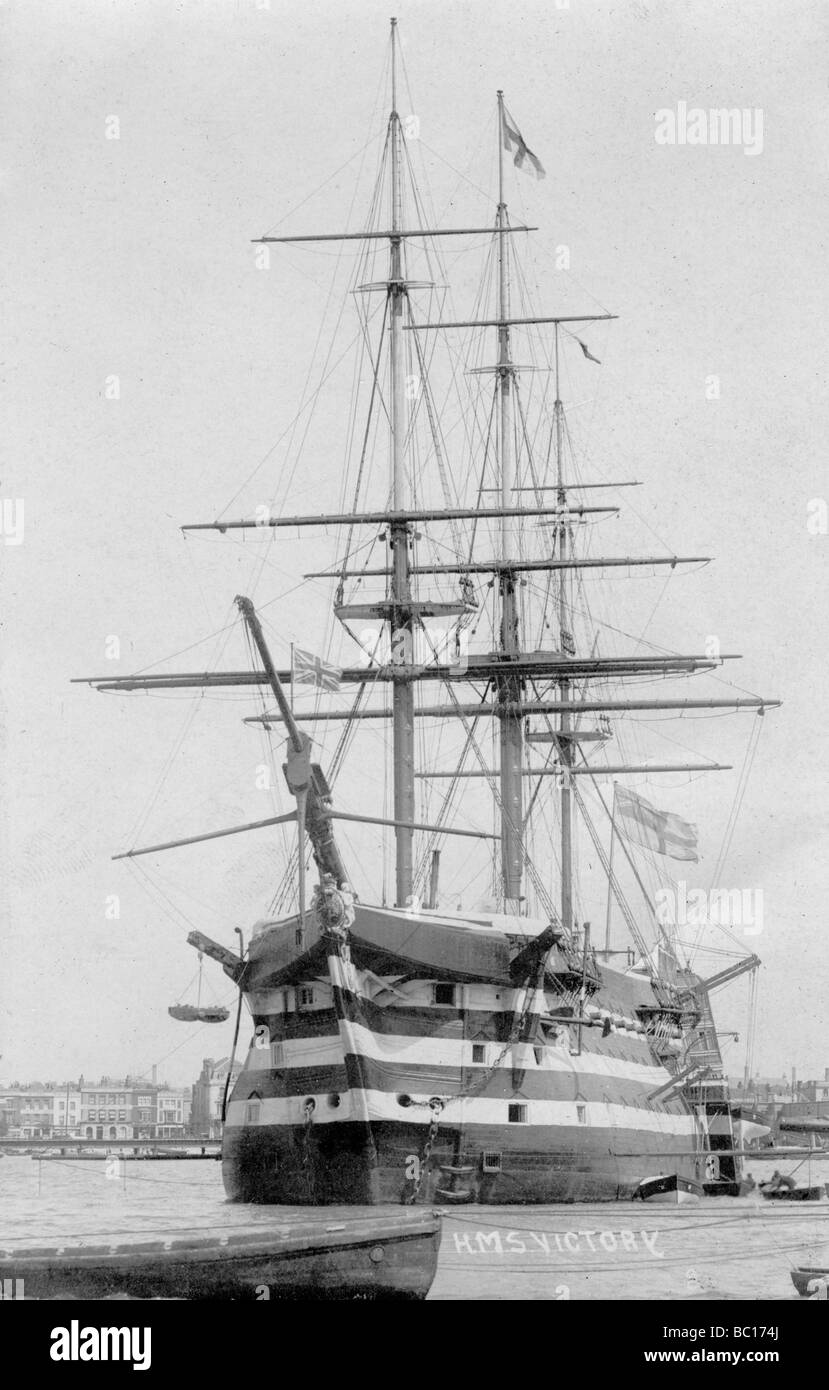 HMS 'Victory', Portsmouth, Hampshire, 20th century. Artist: Unknown ...