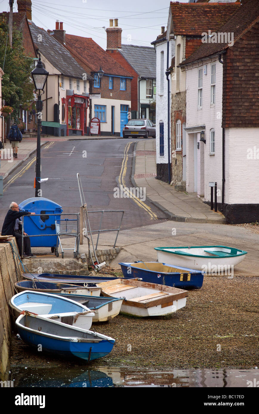Emsworth Hampshire UK Harbour Quay Boats Foreshore Stock Photo - Alamy