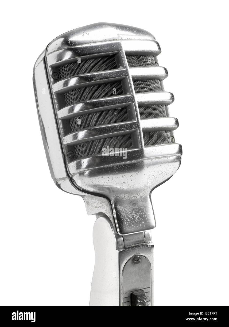 Old Vintage Antique Microphone Stock Photo - Alamy