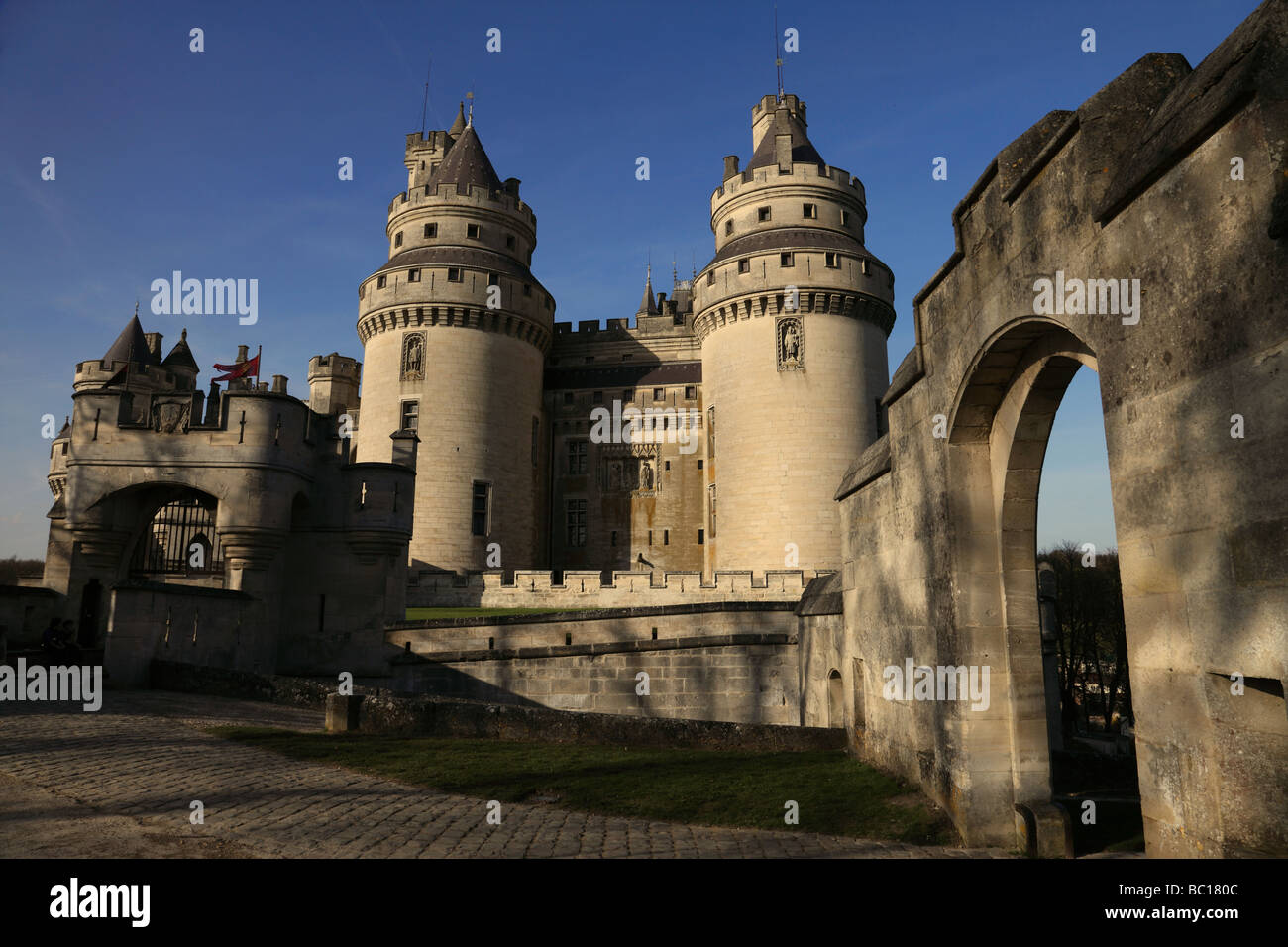 Chateau De Pierrefonds, France Stock Photo - Alamy