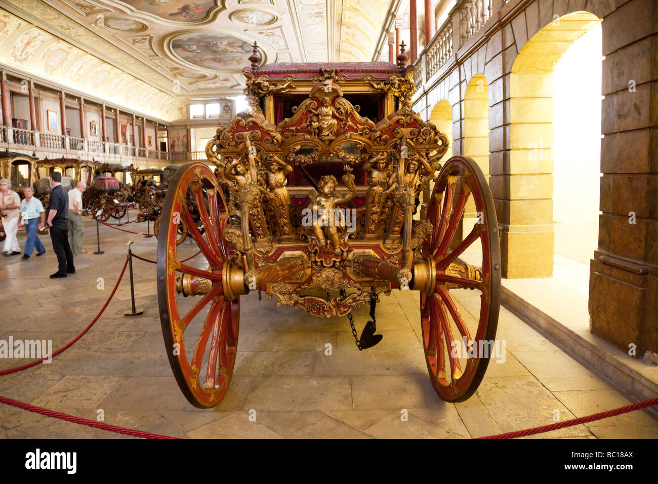 Pope Clement XI Coach, built in 1716. National Coach Museum / Museu ...