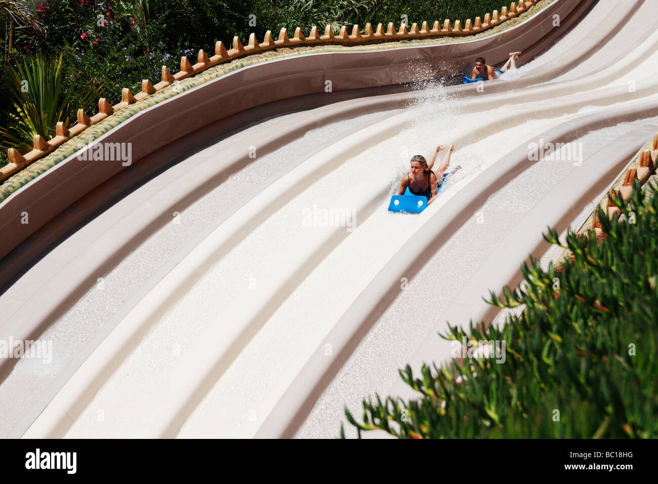 Tenerife siam park slide hi-res stock photography and images - Alamy