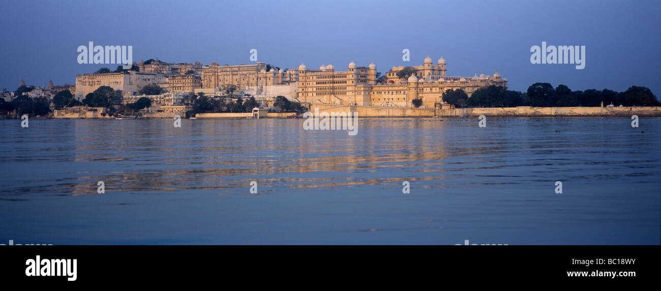 India, Rajasthan State, Udaipur, the City Palace, palace of the king of ...
