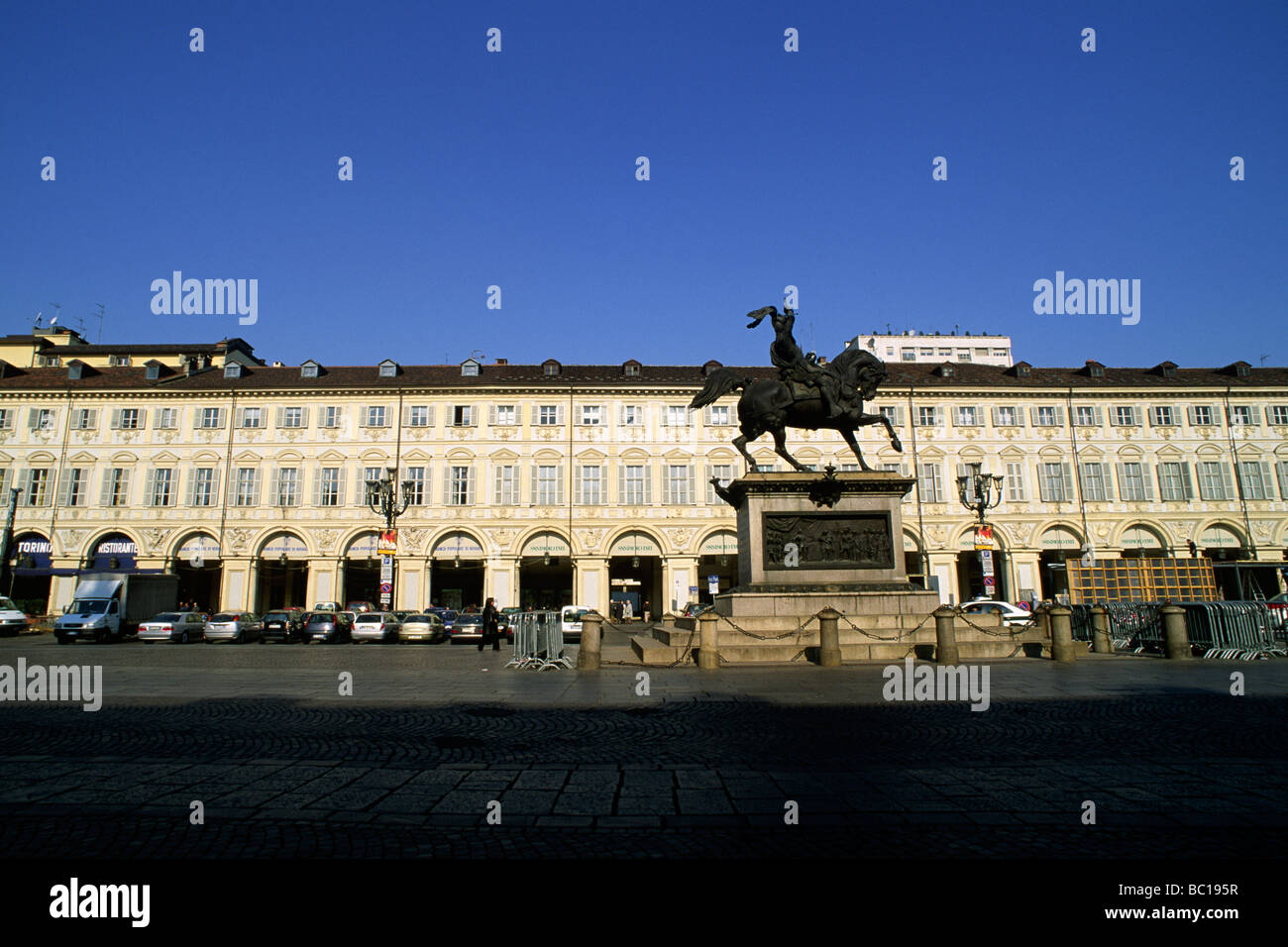 Italy, Piedmont, Turin, Piazza San Carlo Stock Photo - Alamy