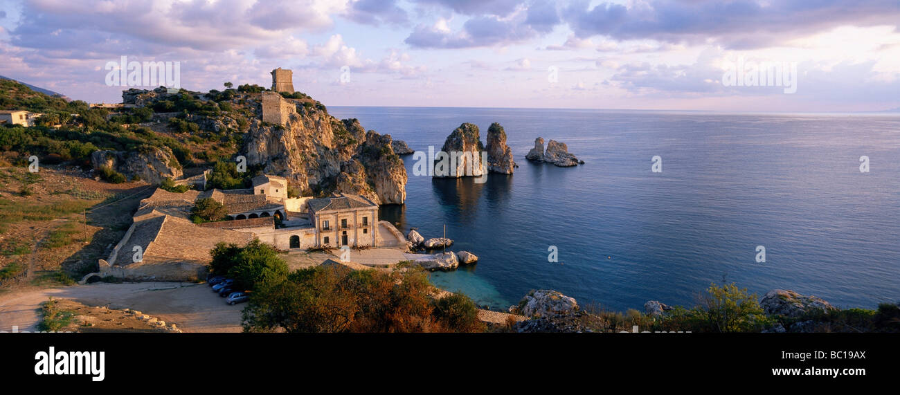 Italy, Sicily, Scopello, Tonnara di Scopello Stock Photo - Alamy