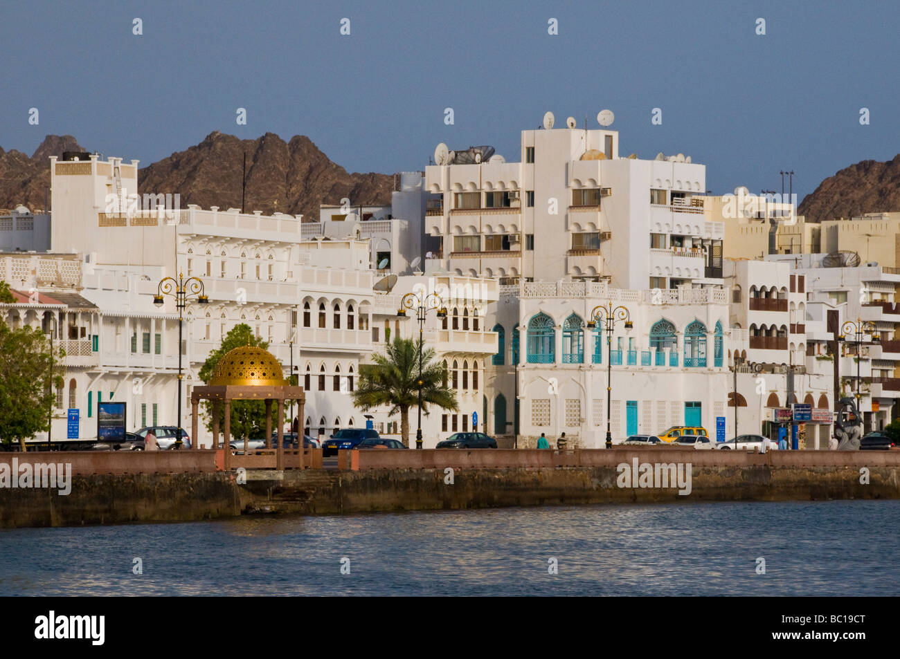 The Mutrah Waterfront Old Muscat Sultanate of Oman Stock Photo - Alamy