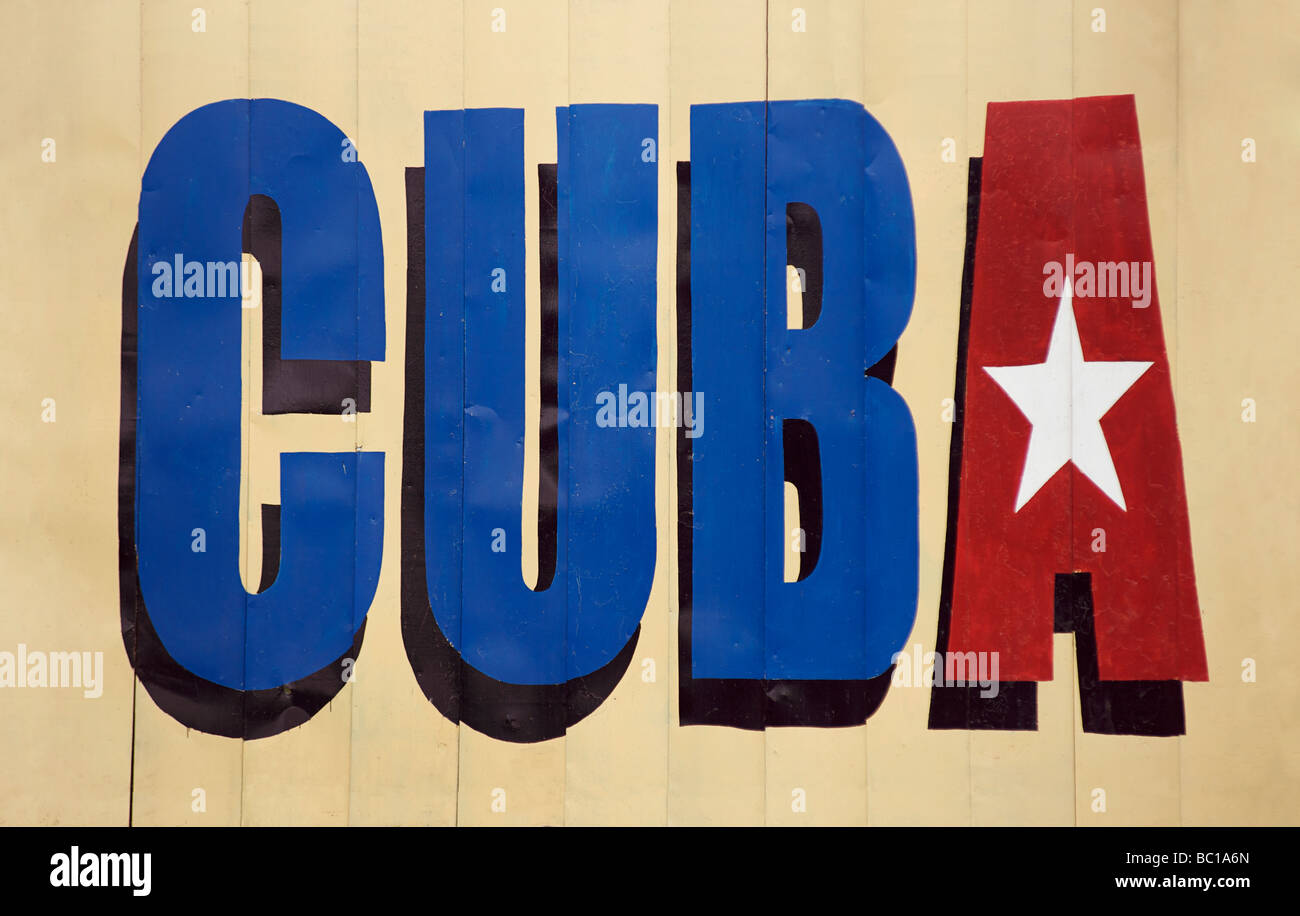 Cuba cuban sign hi-res stock photography and images - Alamy