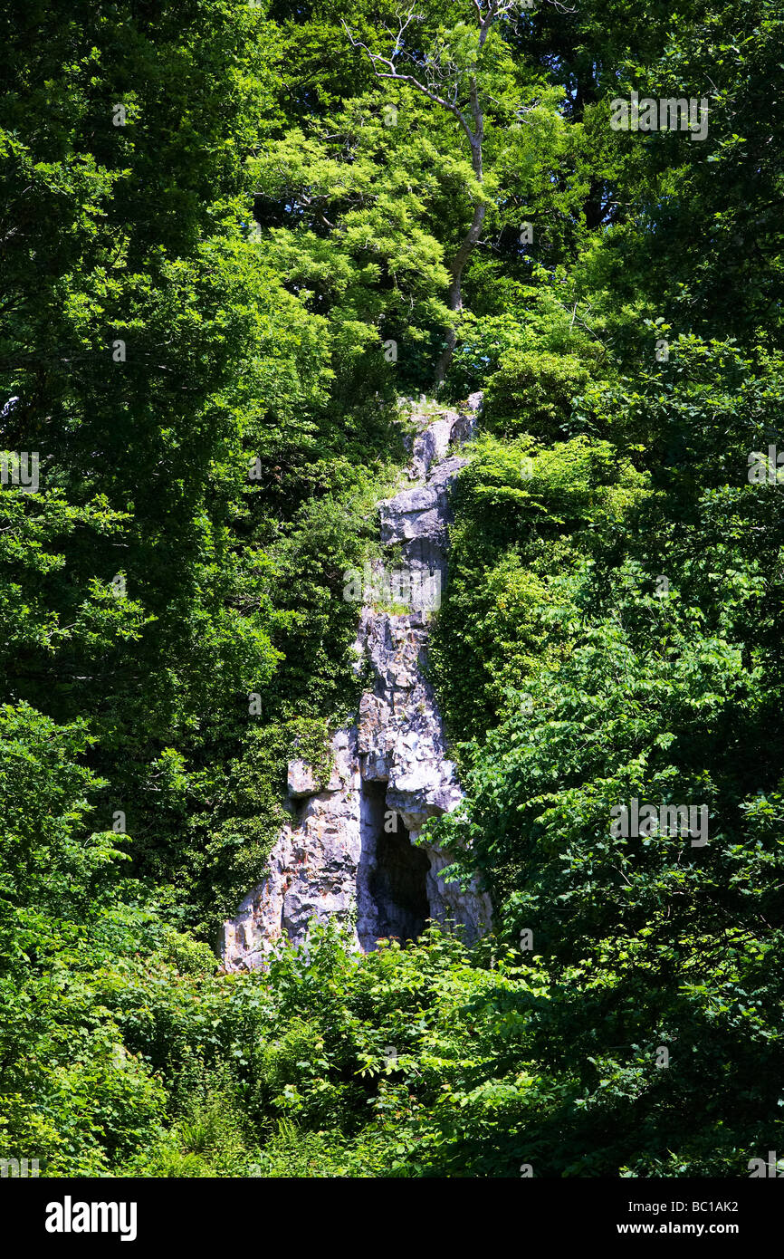 Cathole Cave Parc le Breos near Parkmill Gower West Glamorgan South ...