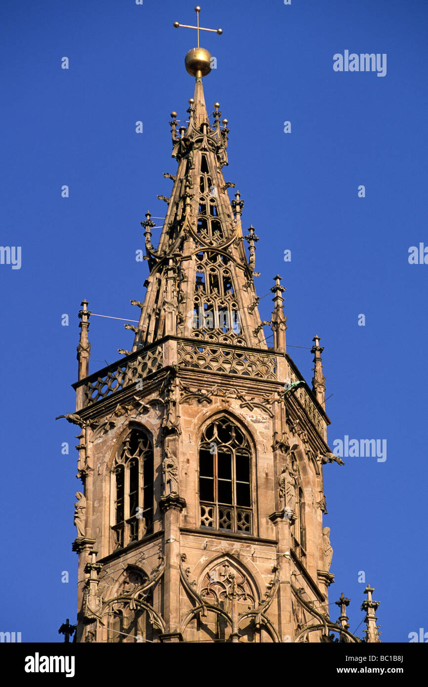 Italy, South Tyrol, Bolzano (Bozen), duomo bell tower Stock Photo - Alamy