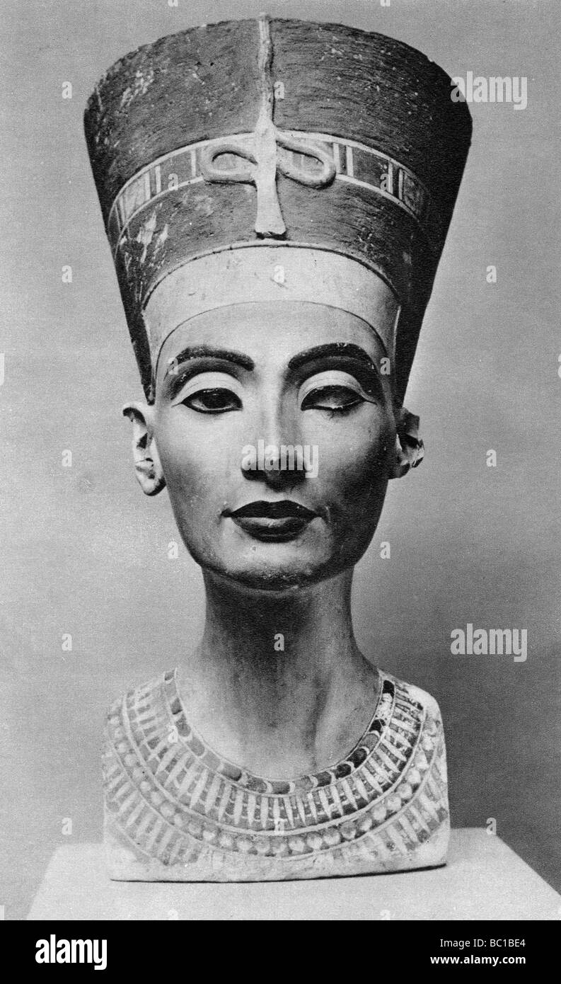 Queen Nefertiti (1410 BC-1330 BC), c1370 BC (1936). Artist: Unknown ...