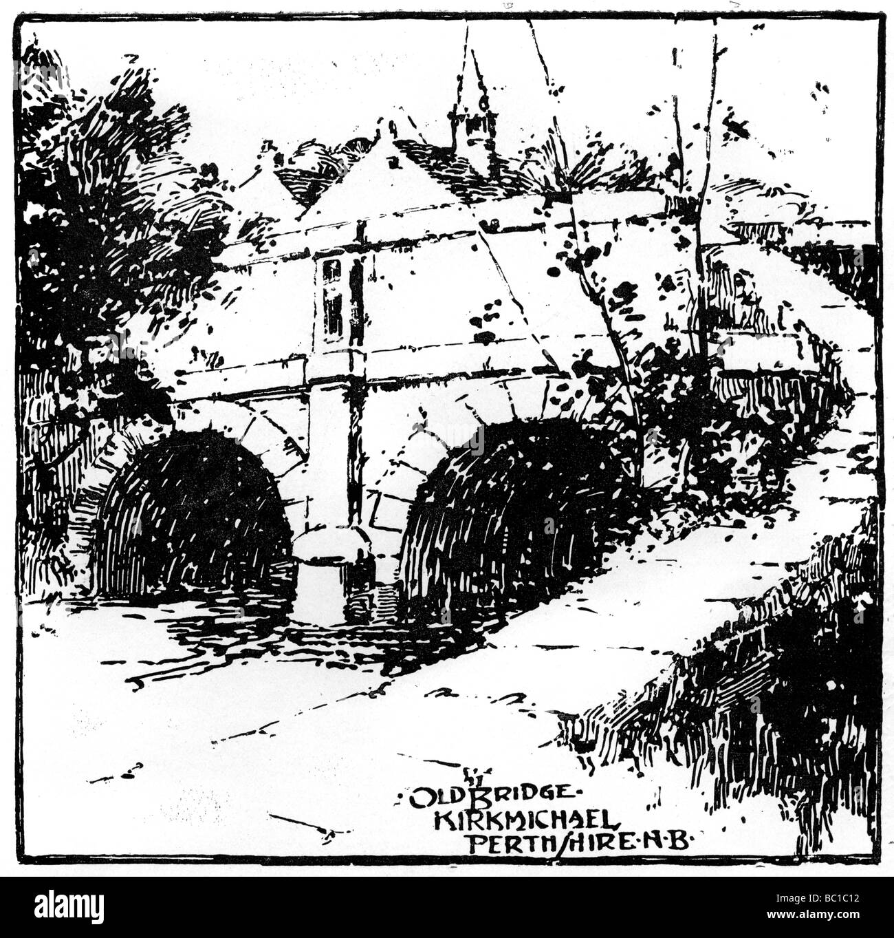 Kirkmichael scotland Black and White Stock Photos & Images - Alamy