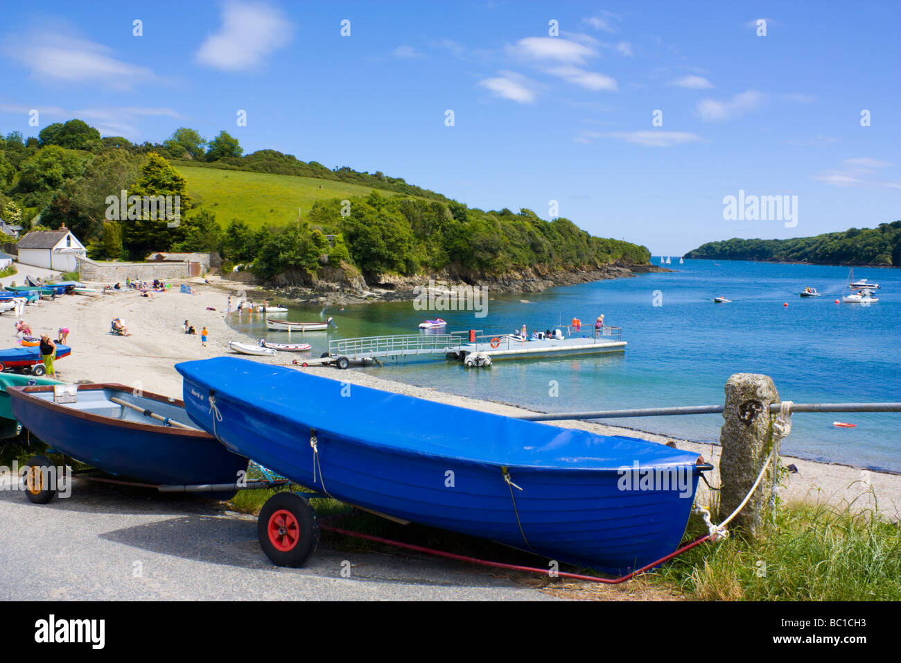 Helford Passage Cornwall England UK Stock Photo - Alamy