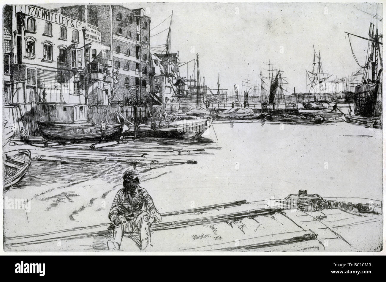 'Tyzac Whiteley and Co', 1859 (1904).Artist: James Abbott McNeill ...