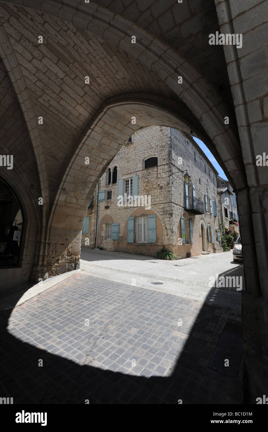 The Bastide town of Monflanquin in the Dordogne France Stock Photo - Alamy