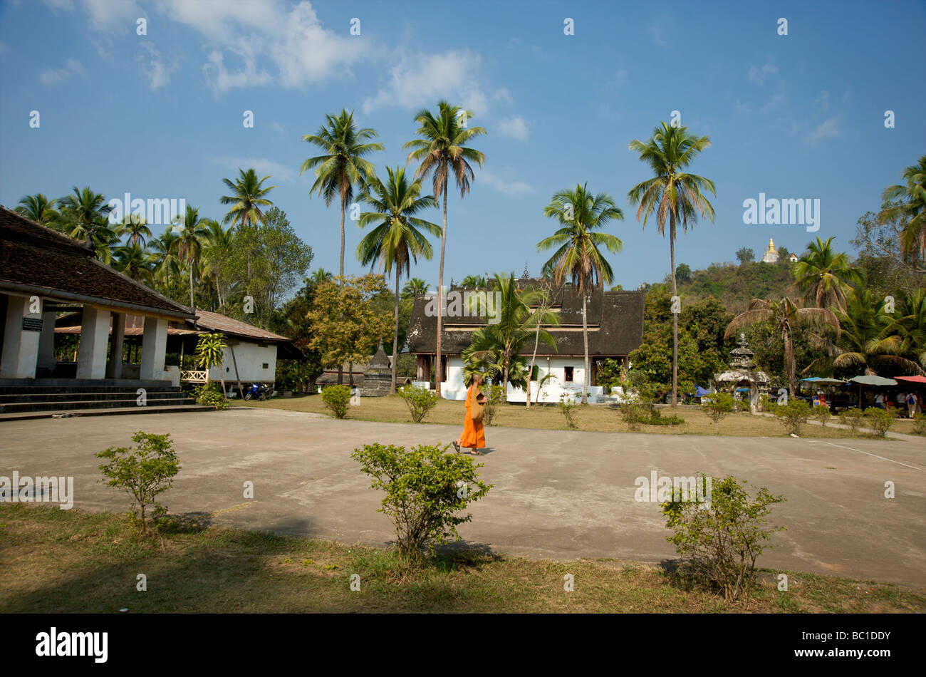 Buddhist monk in meditation hi-res stock photography and images - Alamy