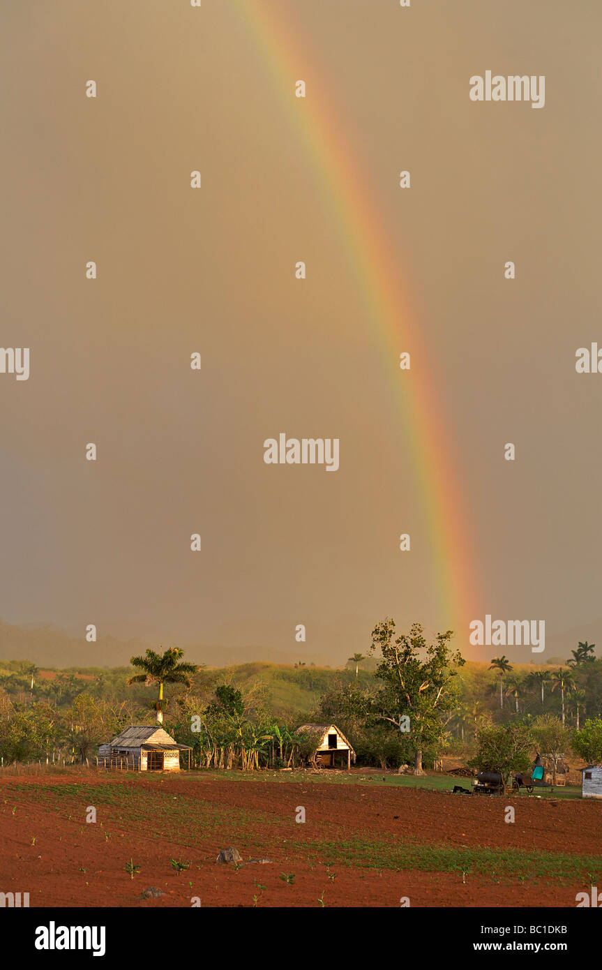 Rainbow Rural Landscape Vertical High Resolution Stock Photography and ...