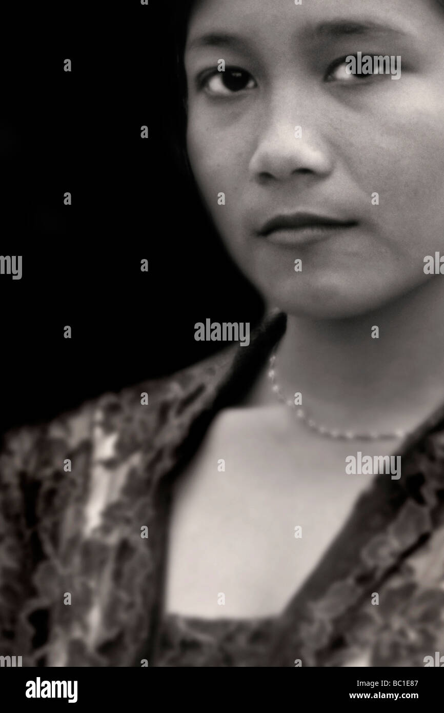 asian portrait bali Stock Photo - Alamy