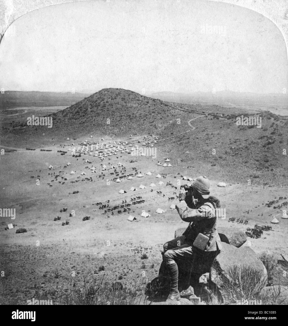 Looking into the Orange Free State, Boer War, South Africa, 1900.Artist ...