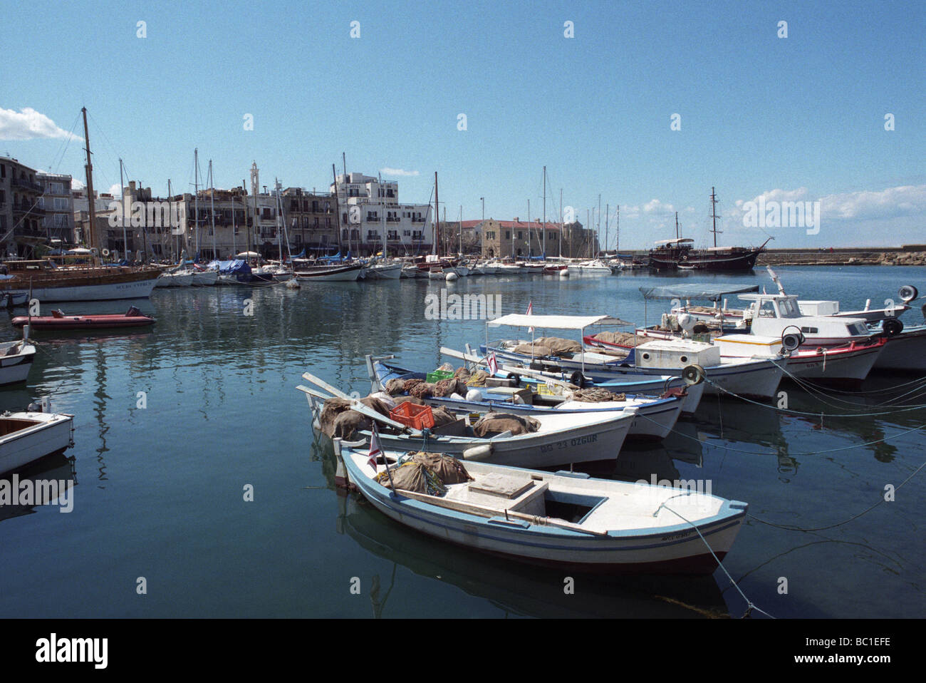 Kyrenia harbour in Northern Cyprus Stock Photo - Alamy