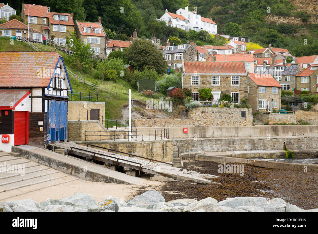 "Runswick Bay" village, North Yorkshire, England, UK Stock Photo - Alamy