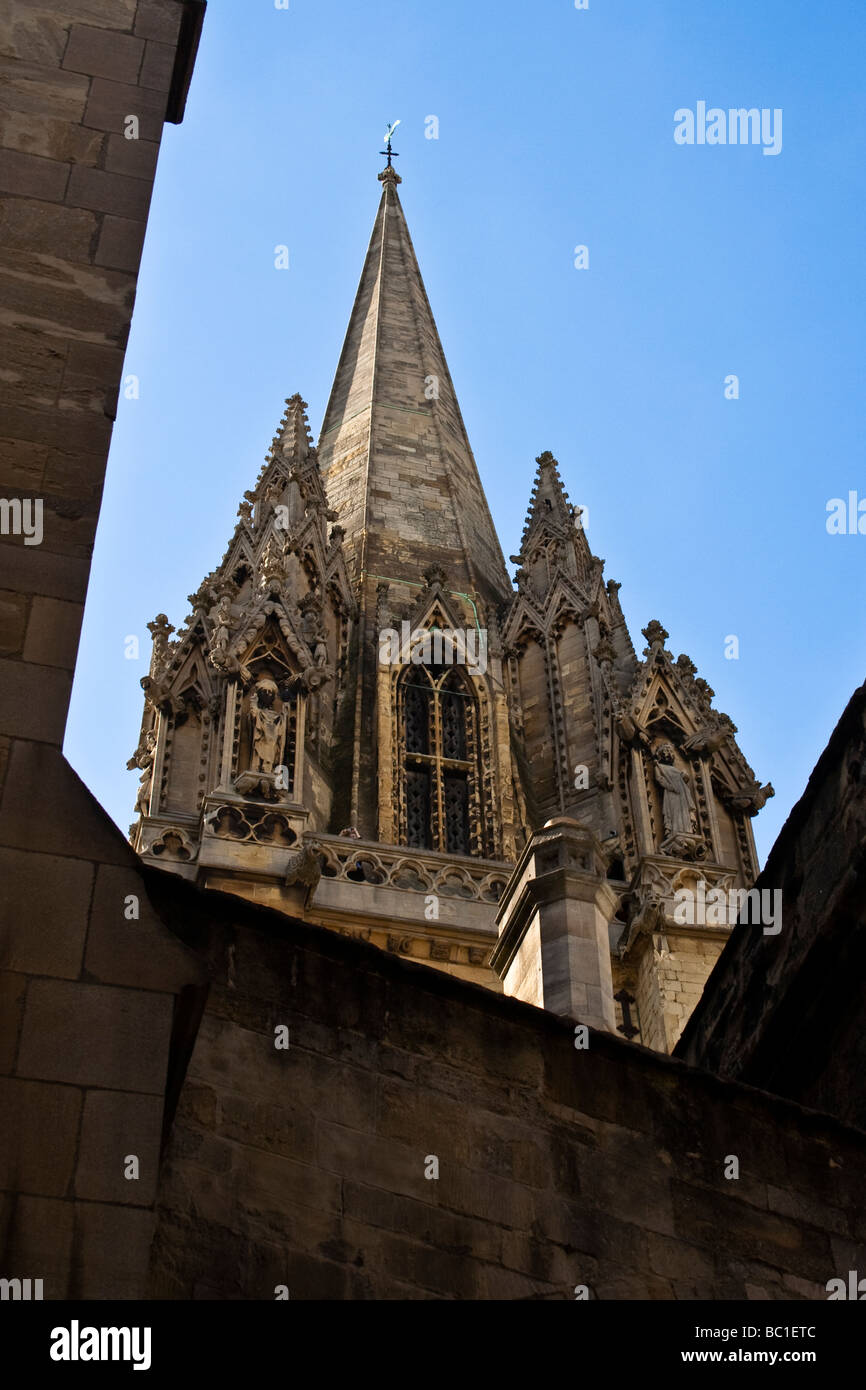 English church spire and town square hi-res stock photography and ...