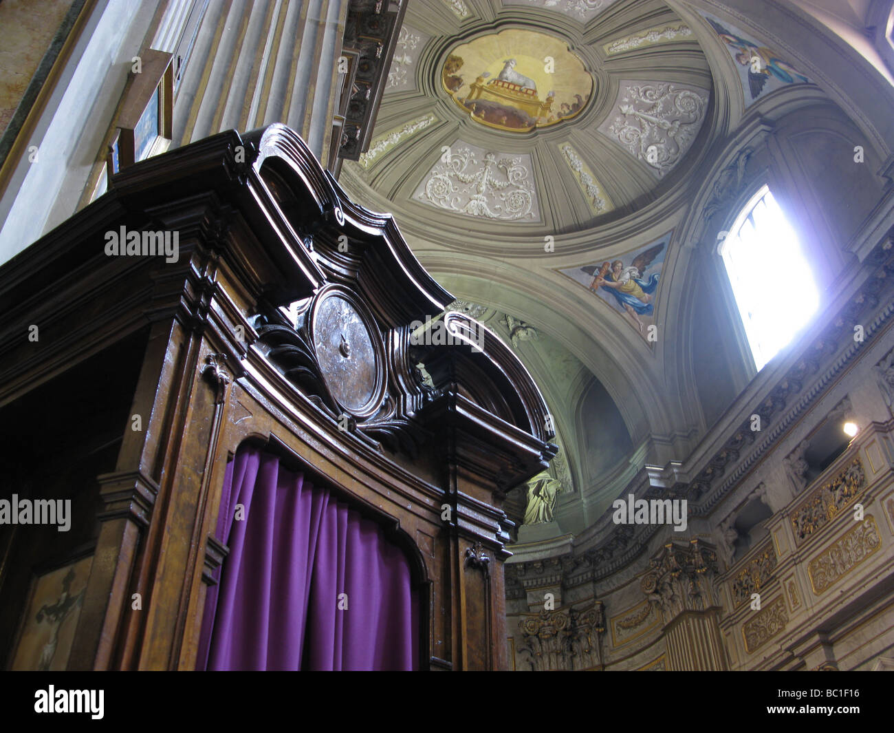 Confession box hi-res stock photography and images - Alamy