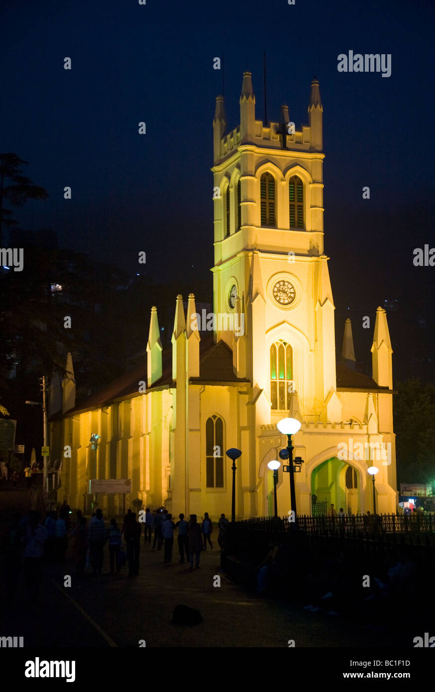 'Christ Church': Shimla. Colonial era church, originally built by the ...