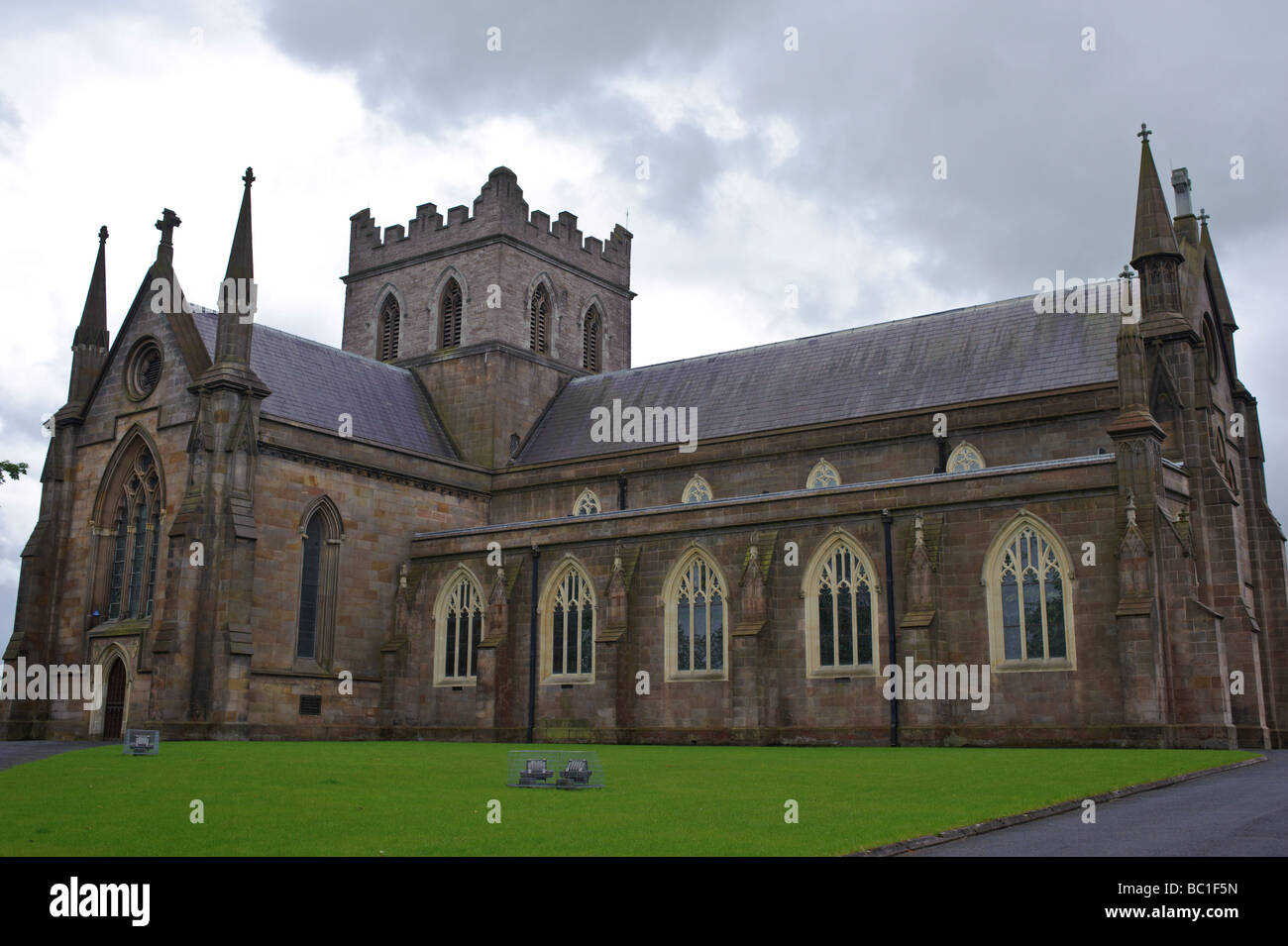 The town of Armagh County Armagh Northern Ireland religous centre of ...