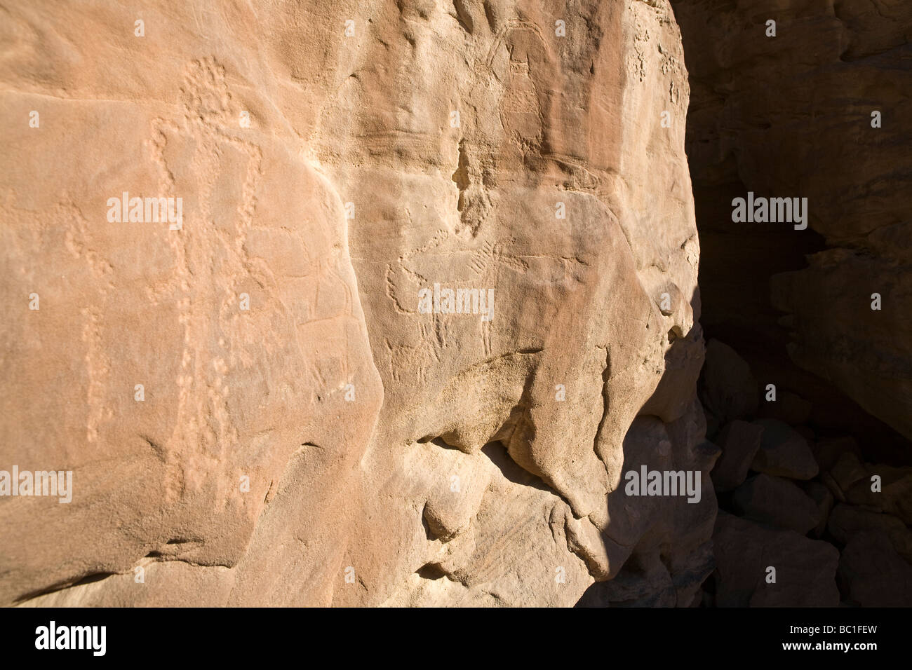 Rock-art in the Eastern Desert of Egypt, North Africa Stock Photo - Alamy