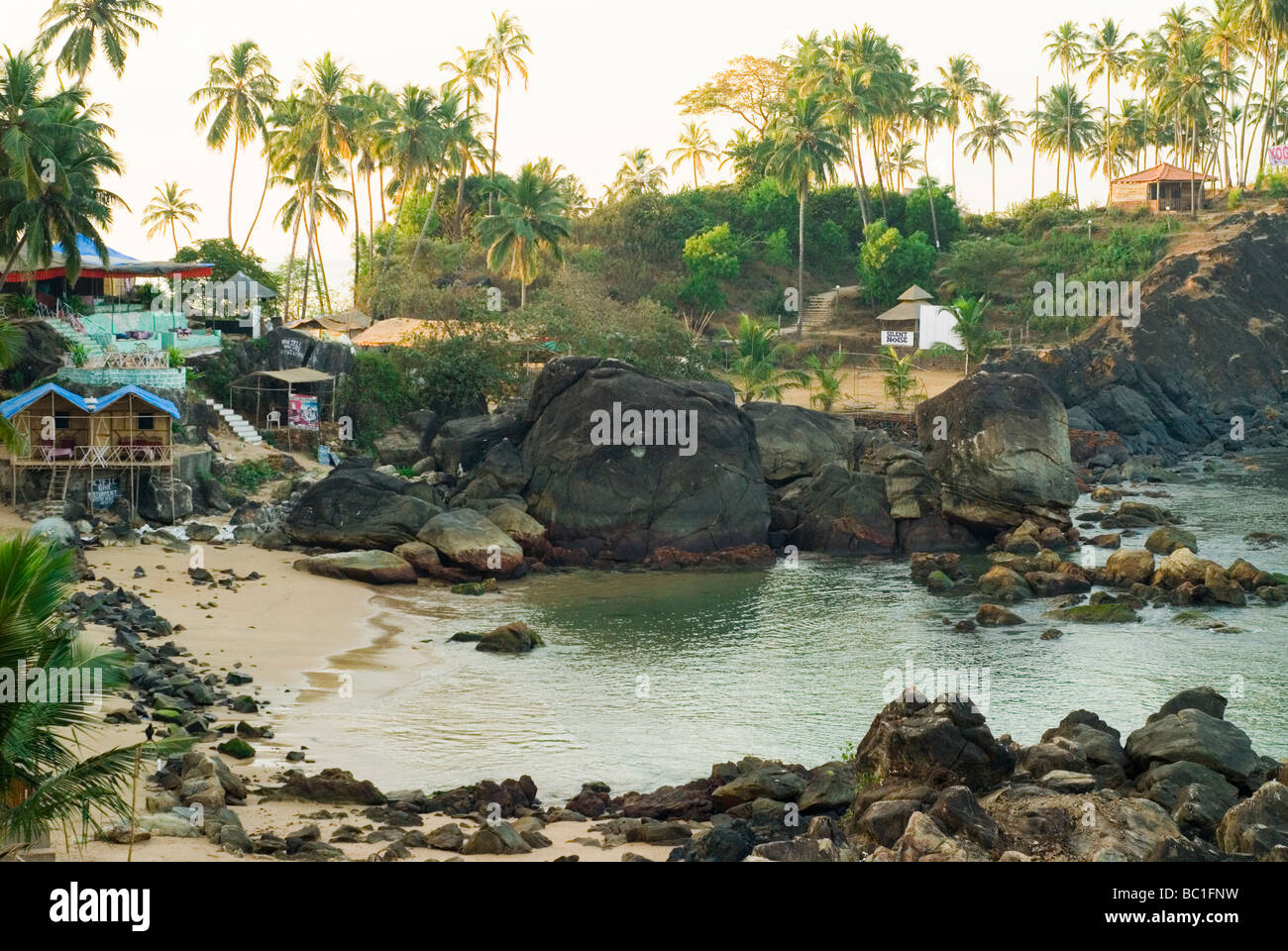 Lagoon in the jungle. Palolem beach, Goa, India Stock Photo - Alamy
