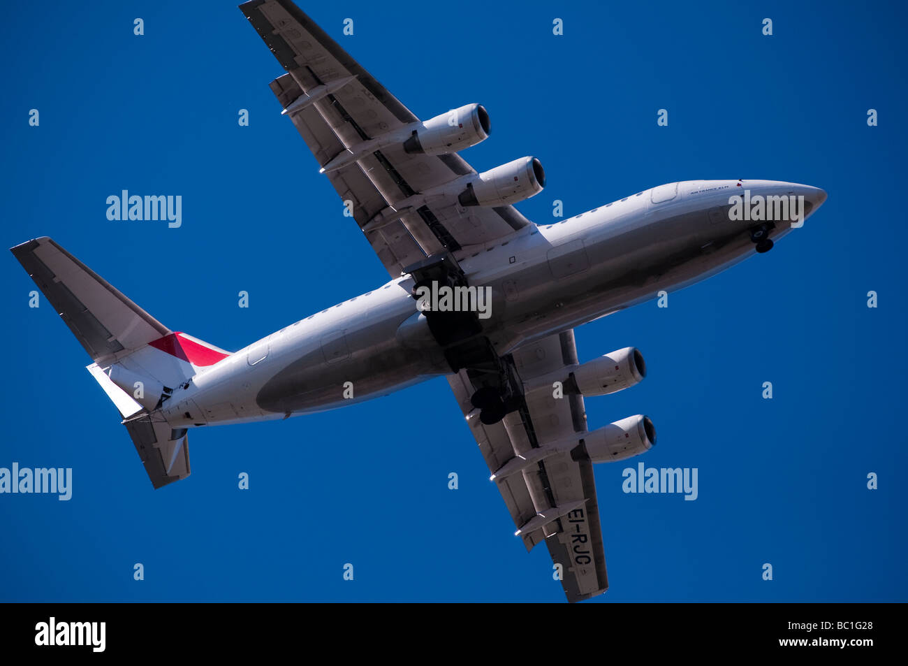 EI-RJC BAe 146 Plane Stock Photo - Alamy
