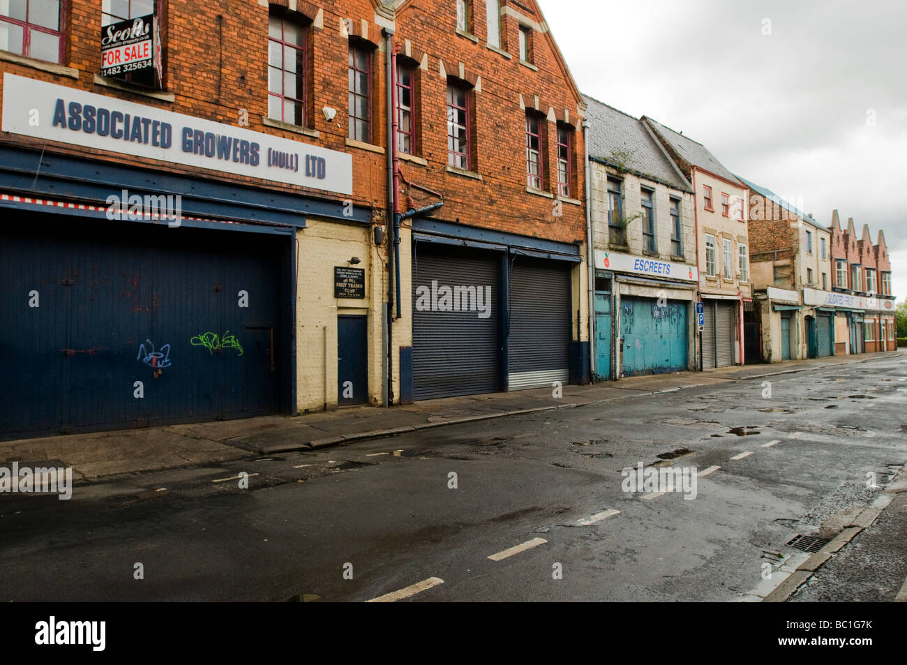 Humber Street, home of Kingston Upon Hull's historical fruit market ...