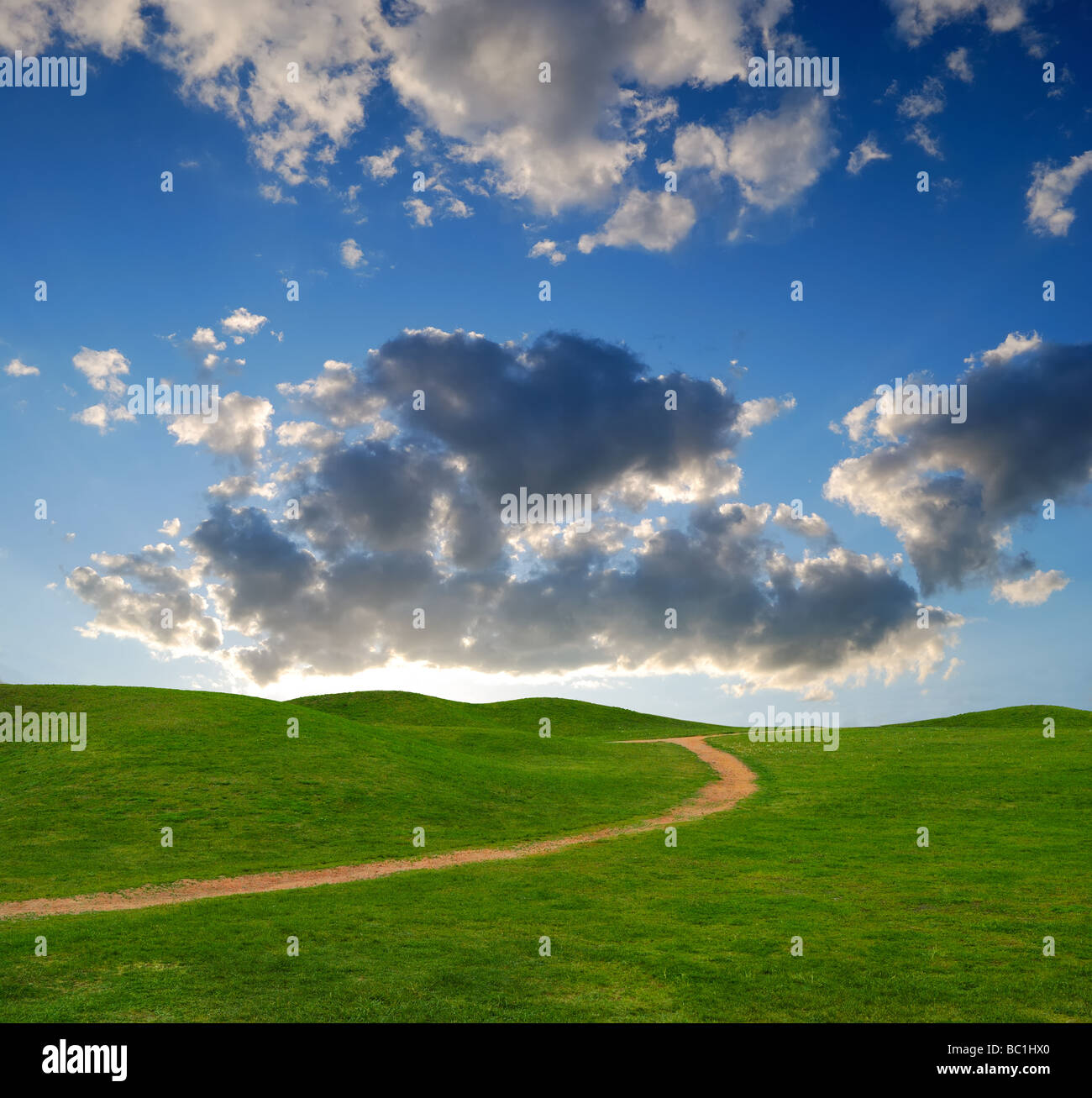 Picturesque pasture Cut Out Stock Images & Pictures - Alamy