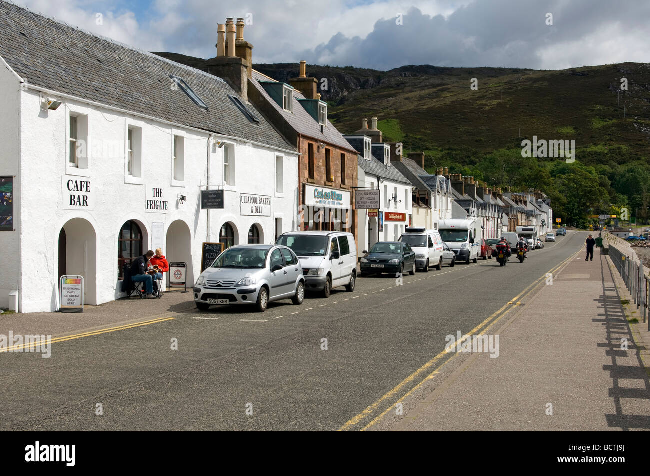 Main Street, Ullapool Stock Photo - Alamy