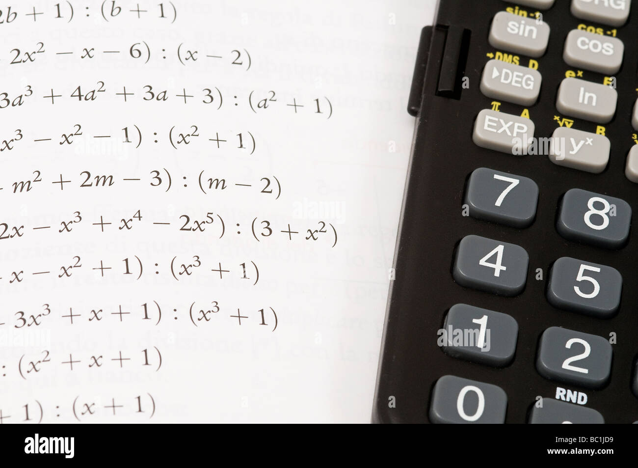 Calculus hi-res stock photography and images - Alamy