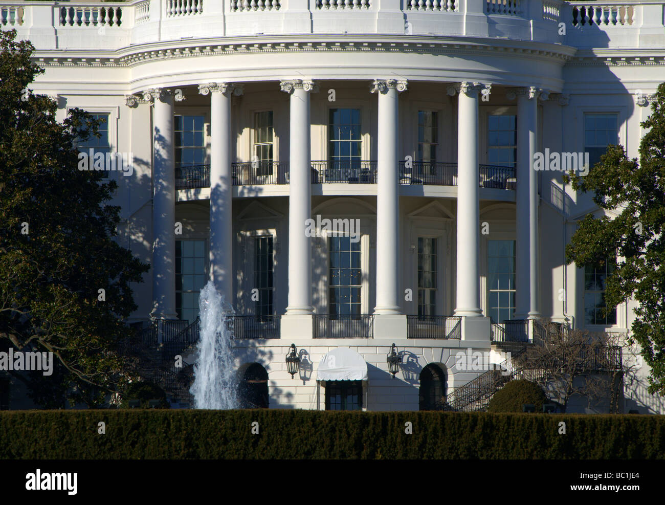 The White House, home of the president of the United States Stock Photo ...