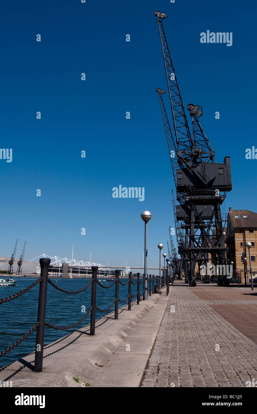 Royal Victoria Dock Stock Photo - Alamy