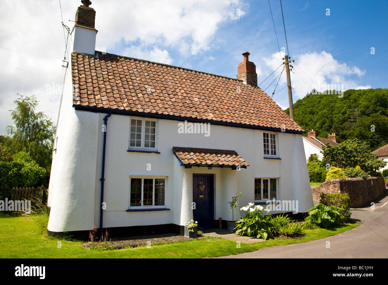 Cottage in Dunster Somerset England UK Stock Photo - Alamy
