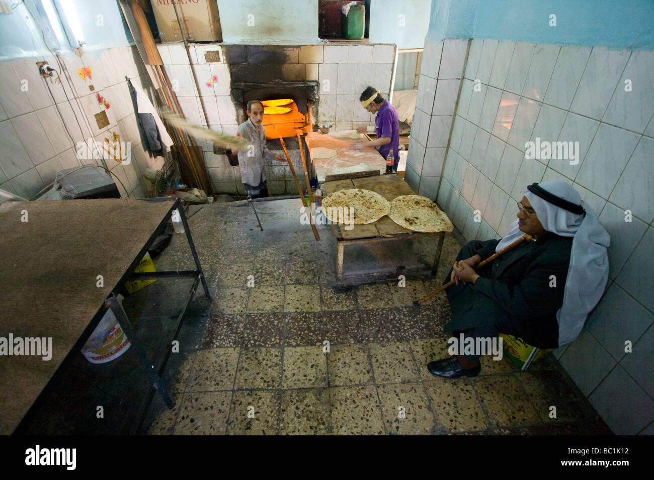Bakery in Irbid Jordan Stock Photo - Alamy