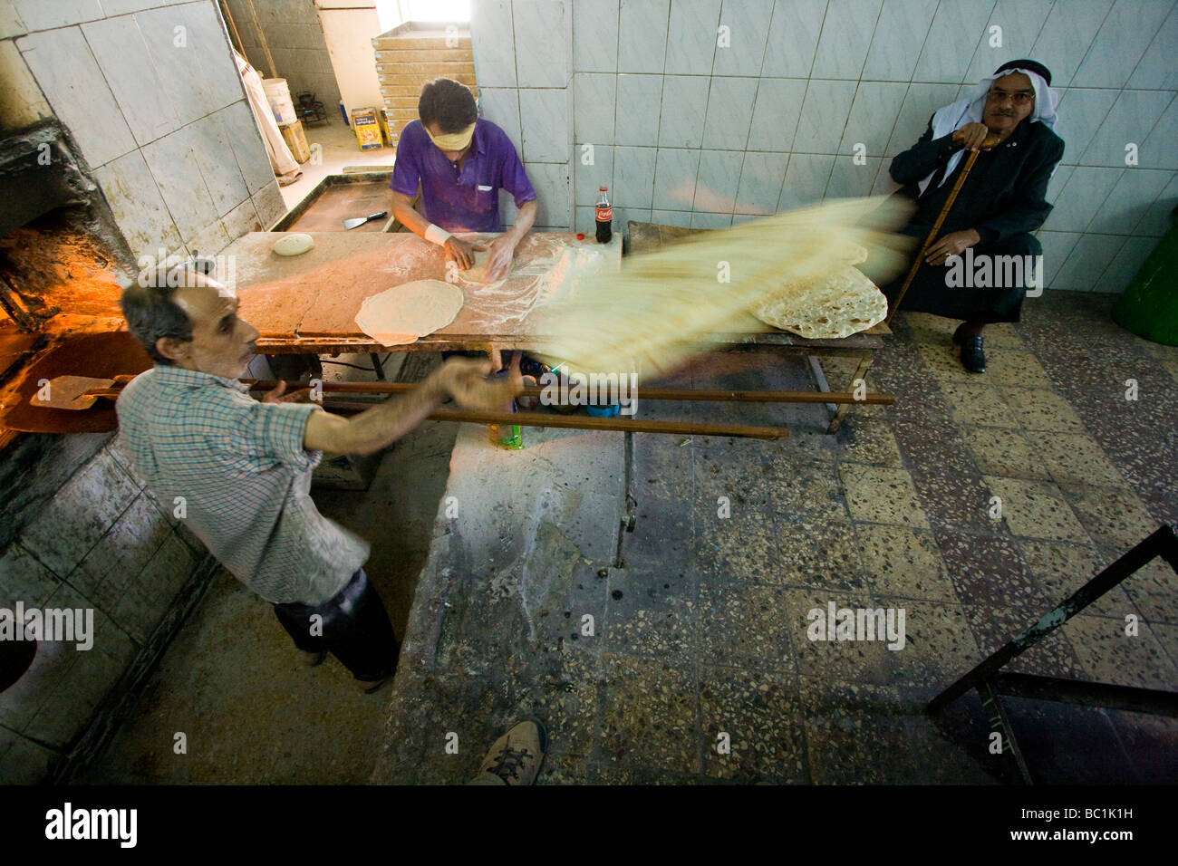 Bakery in Irbid Jordan Stock Photo - Alamy