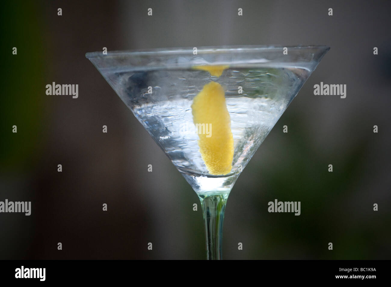 A very dry Dry Martin cocktail New York style made with Bombay Sappfire ...