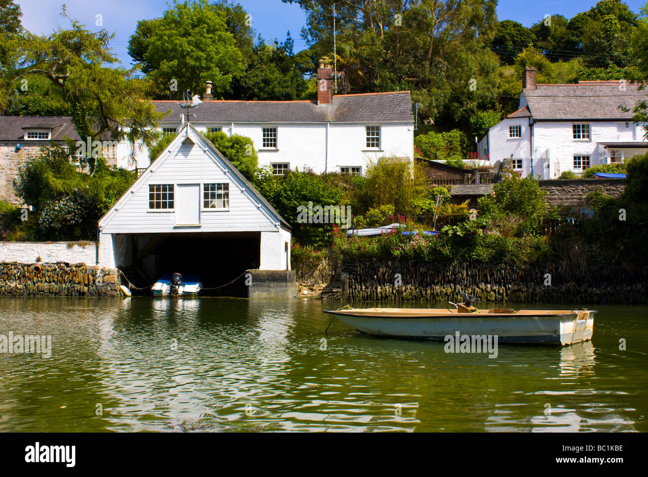 Helford Village Cornwall England UK Stock Photo - Alamy