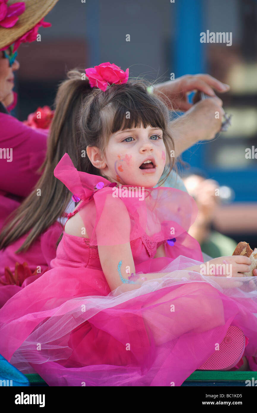Summer solstice performer Stock Photo - Alamy