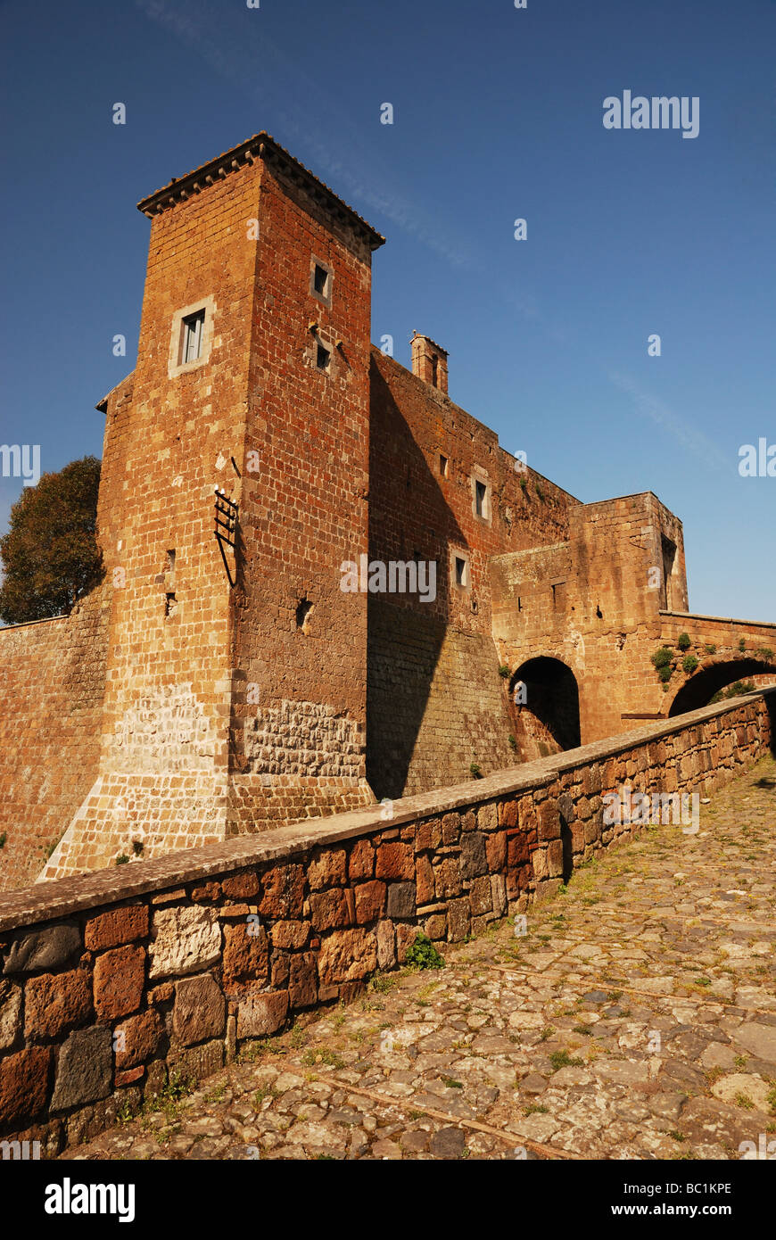 Celleno castle, Lazio county, Italy, Europe. The old 11th century ...